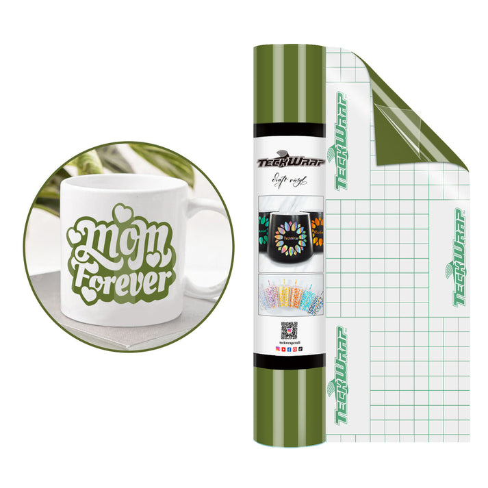 001G Series TWC Vinyl (Glossy)-Olive Green – The Craft Room